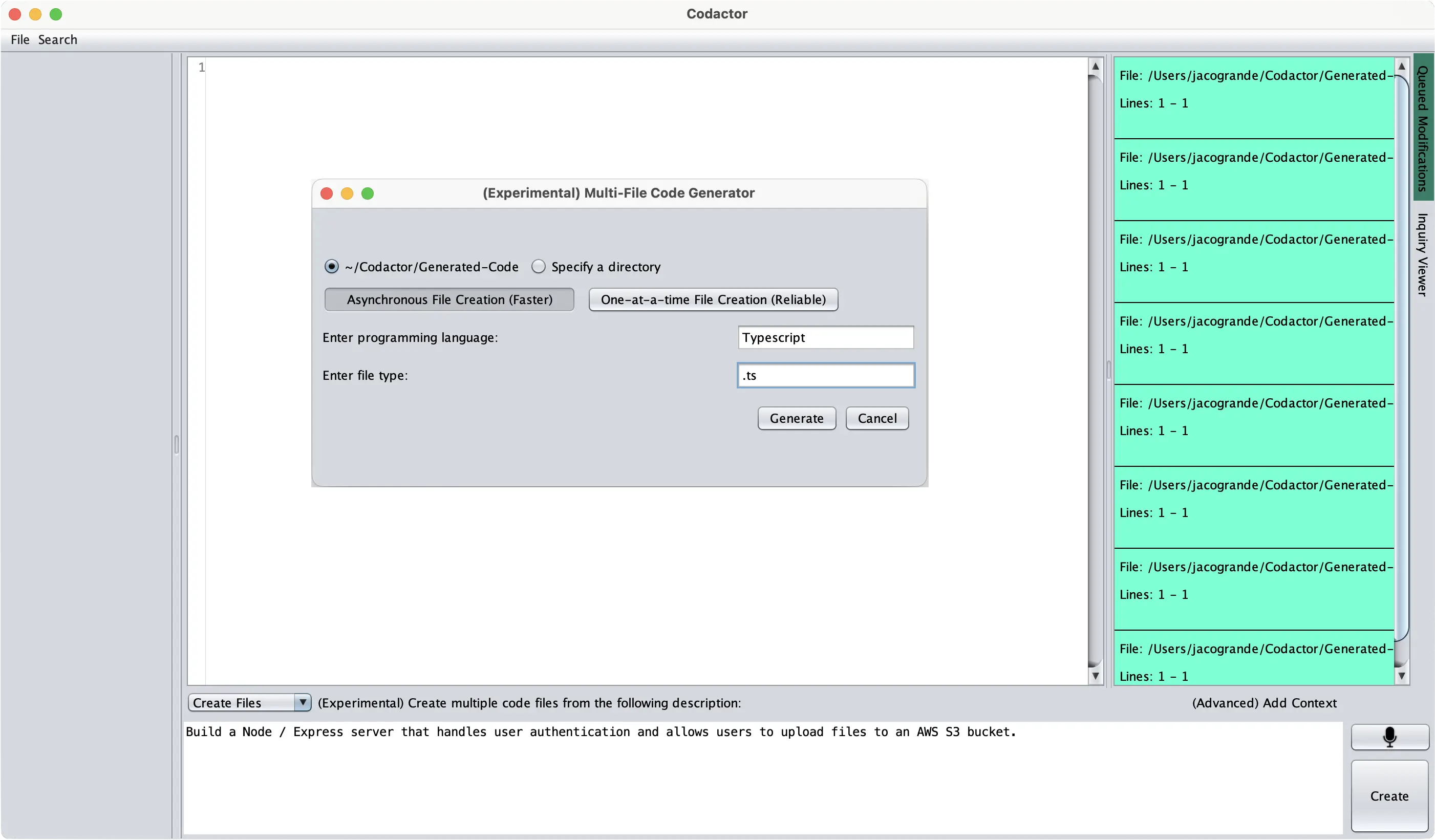 Codactor - The Ultimate AI-Assisted Code Editor